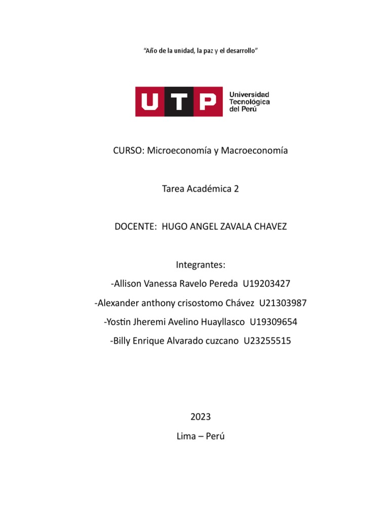 Tarea Academica 2 - TC2 | PDF | Oferta (economía) | Marca