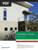 Axon Cladding Installation Guide | PDF | Framing (Construction) | Screw