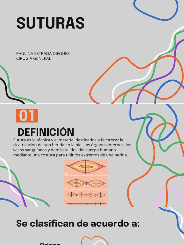 SUTURAS | PDF | Sutura Quirúrgica | Piel
