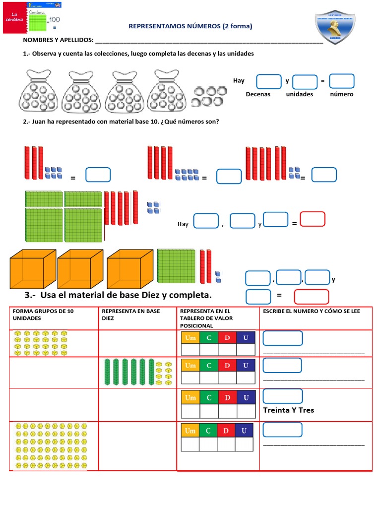 Representación de Números en Base 10 | PDF