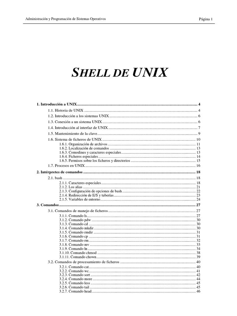 Apuntes Shell Linux | PDF | Archivo de computadora | Distribución de Linux