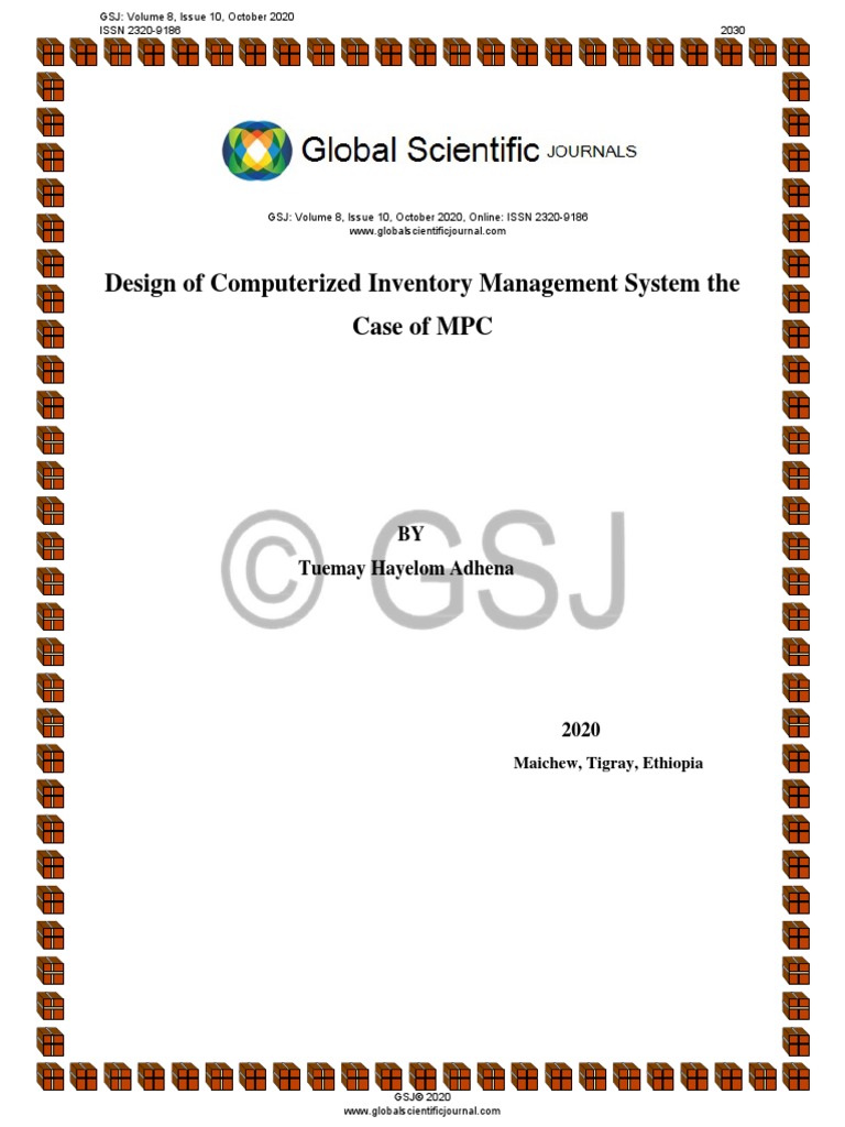 Design of Computerized Inventory Management System The Case of MPC | PDF