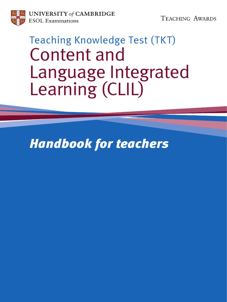 TKT Clil Handbook | PDF | English As A Second Or Foreign Language ...