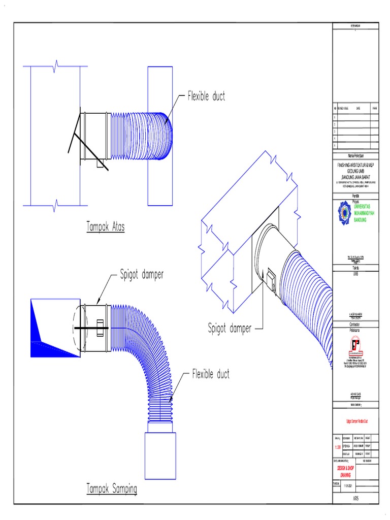 Spigot Damper Flexible Duct | PDF