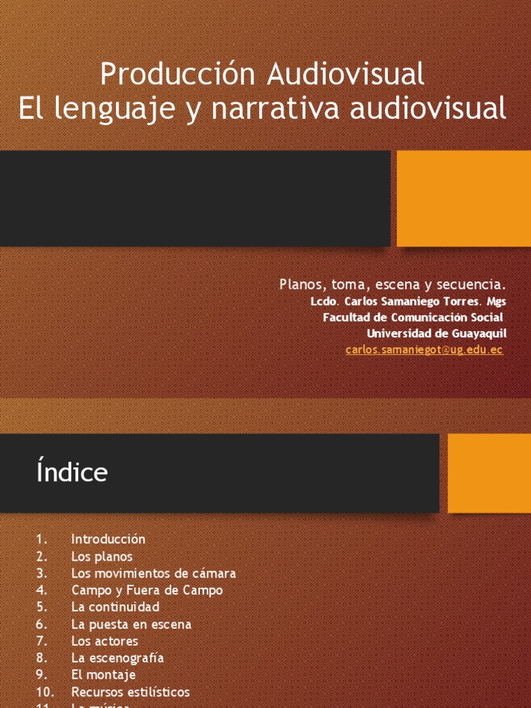 Planos y Movimiento - El Lenguaje Filmico 2020 - 2021 c1 | PDF | Cámara ...