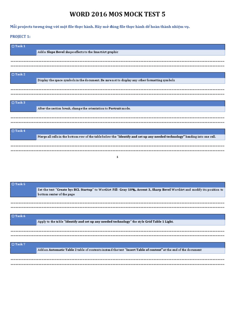 ĐỀ MOCK TEST 5 | PDF