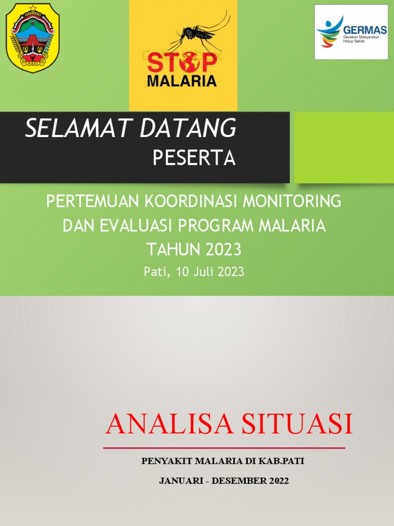 Koordinasi Evaluasi Malaria 2023 | PDF