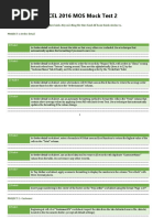 Excel 2019 MOS Practice Test | PDF | Worksheet | Spreadsheet