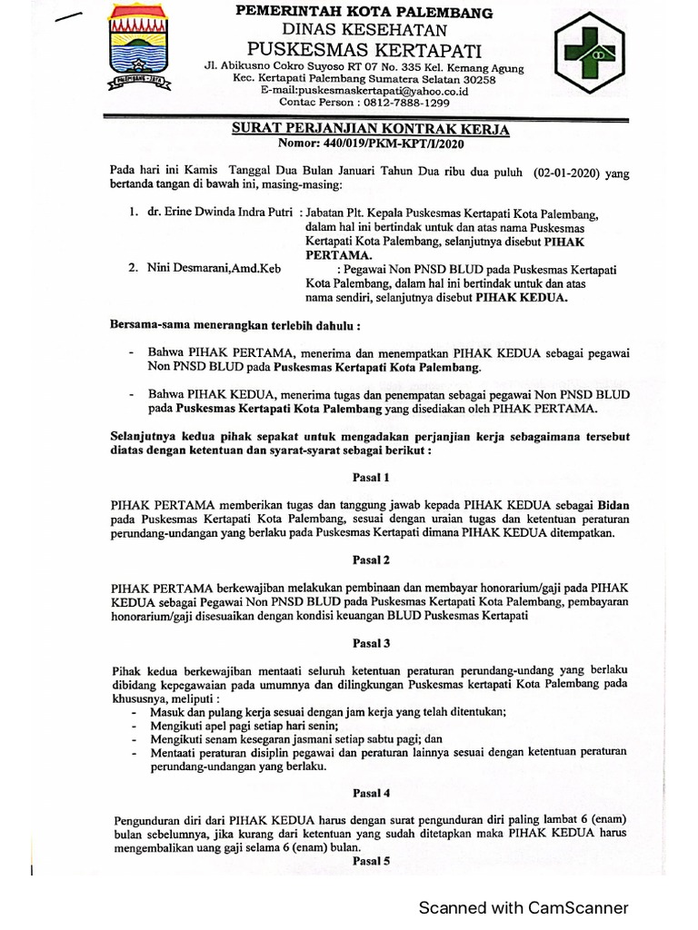 Contoh SPK | PDF