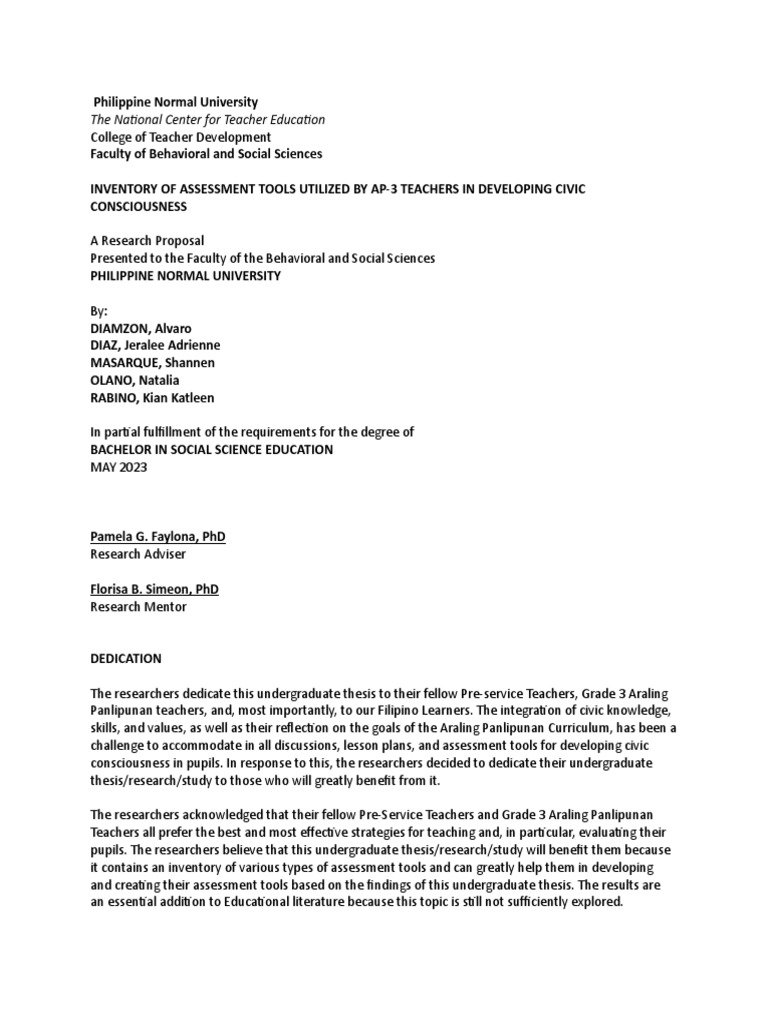 Research II Transcription Appendix B 1 | PDF | Educational Assessment ...