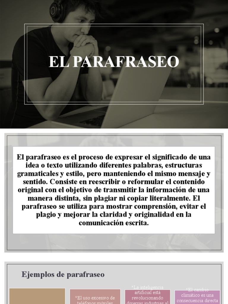 El Parafraseo | PDF | Bibliografía | Citación