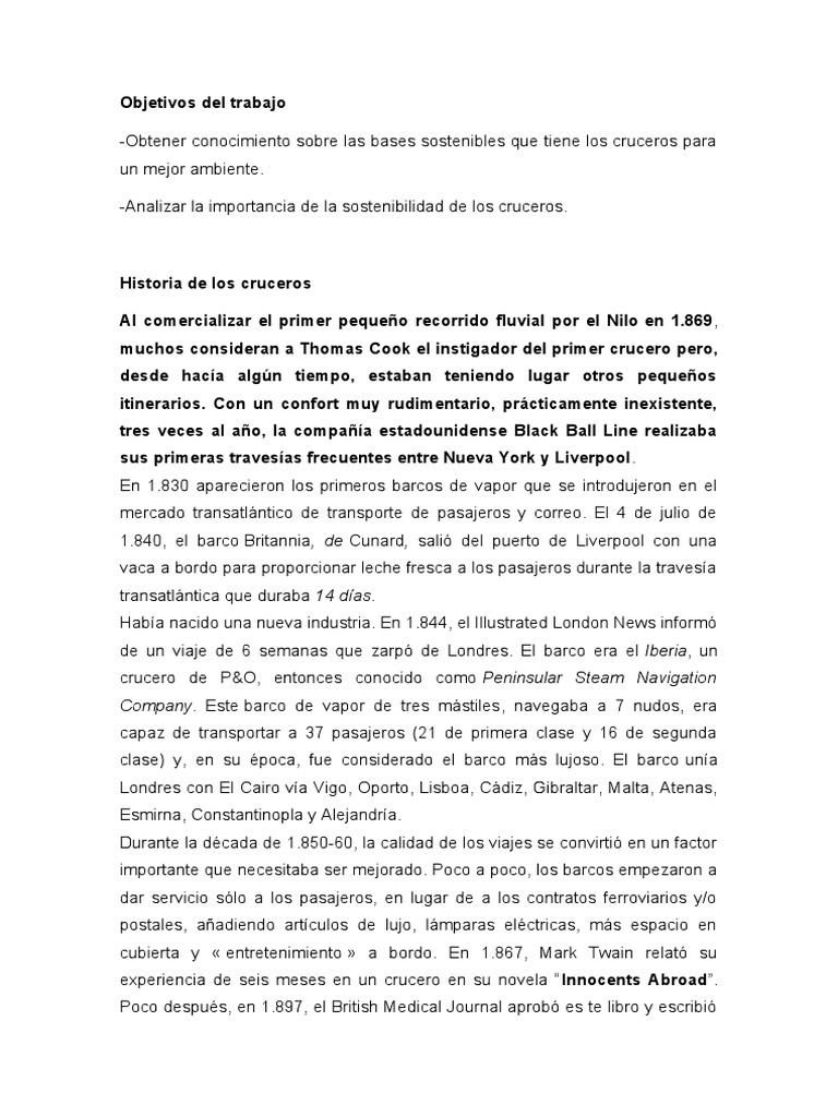 Industria de Cruceros | PDF | Crucero | Turismo