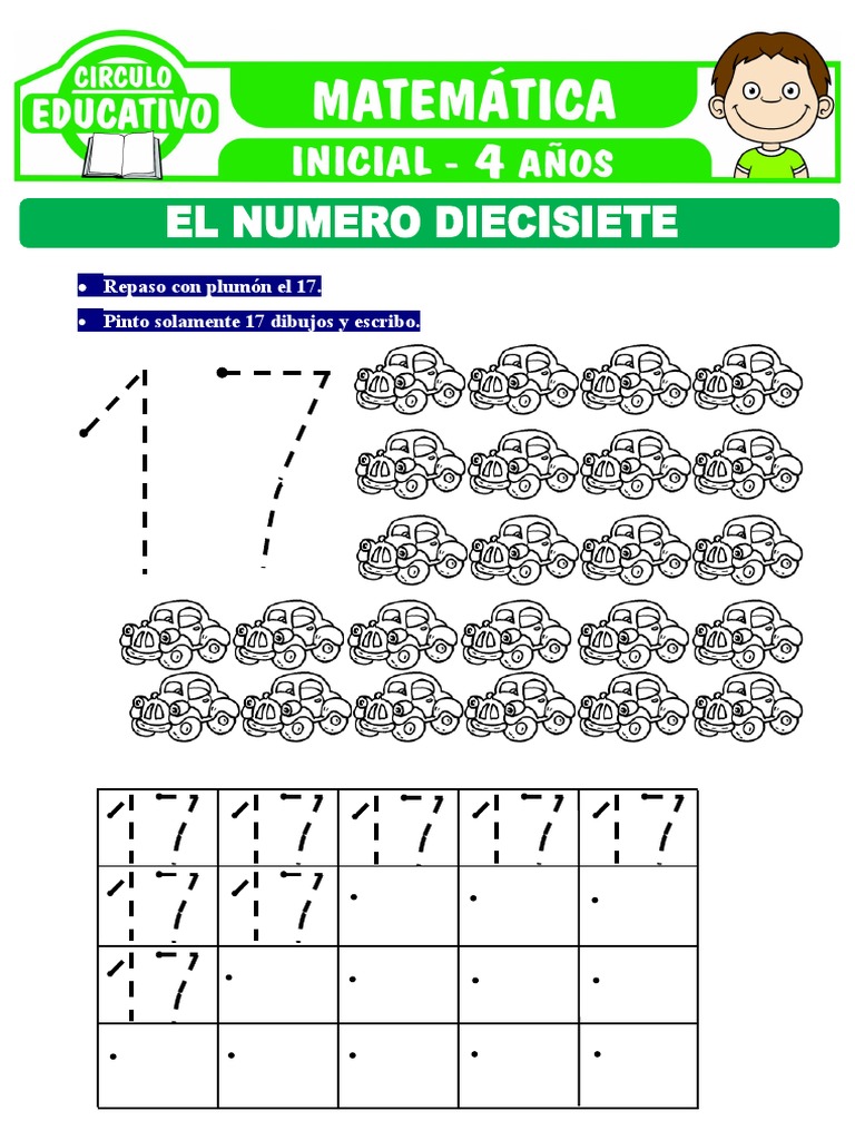 El-Numero-Diecisiete-para-Ninos-de-Cuatro-Anos | PDF El-Numero-Diecisiete-para-Ninos-de-Cuatro-Anos | PDF