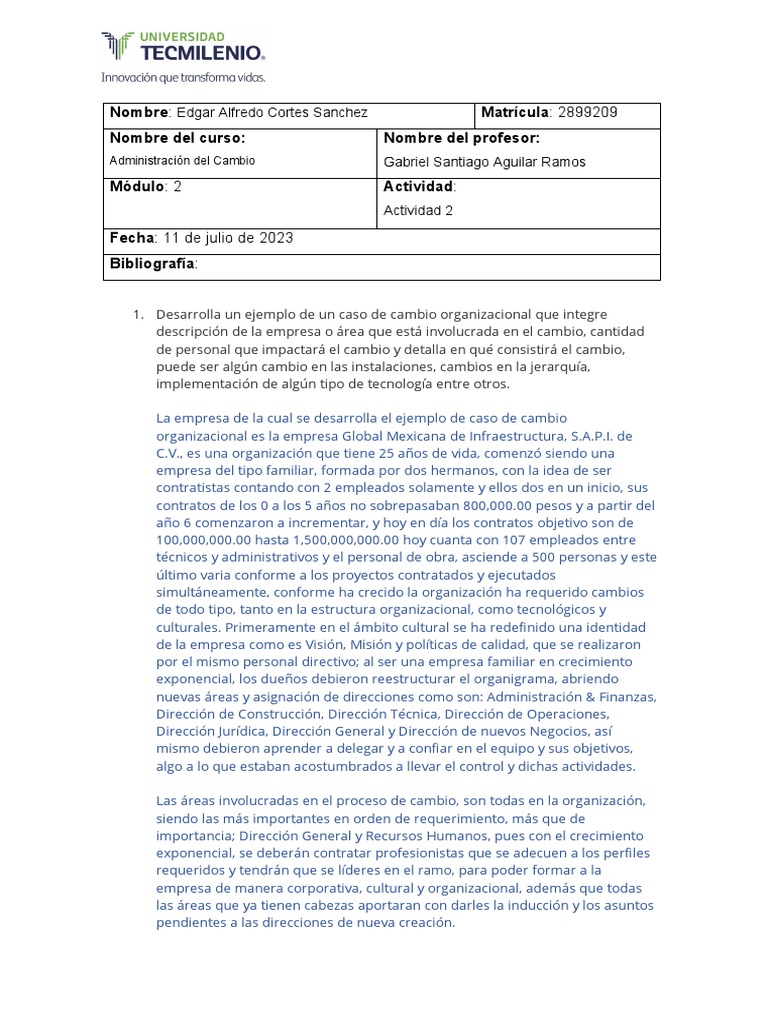 Actividad 02 | PDF | Business