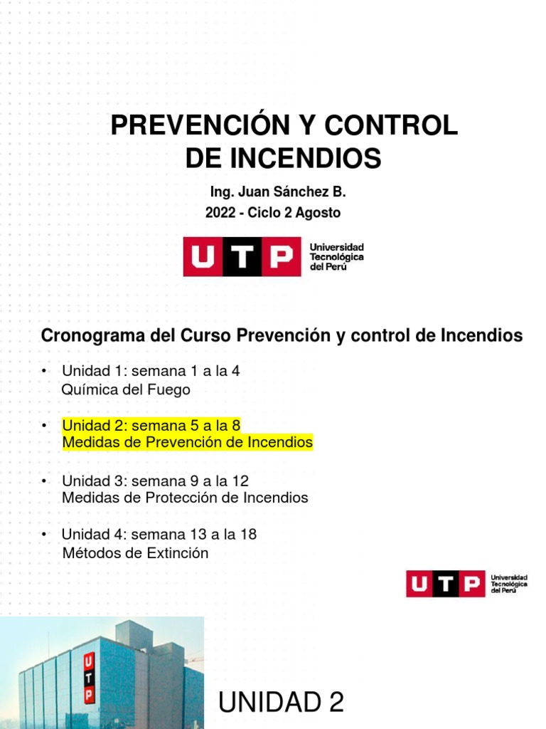 Prevencion y Control de Incendios S07 - s1 | PDF | Incendios | edificio