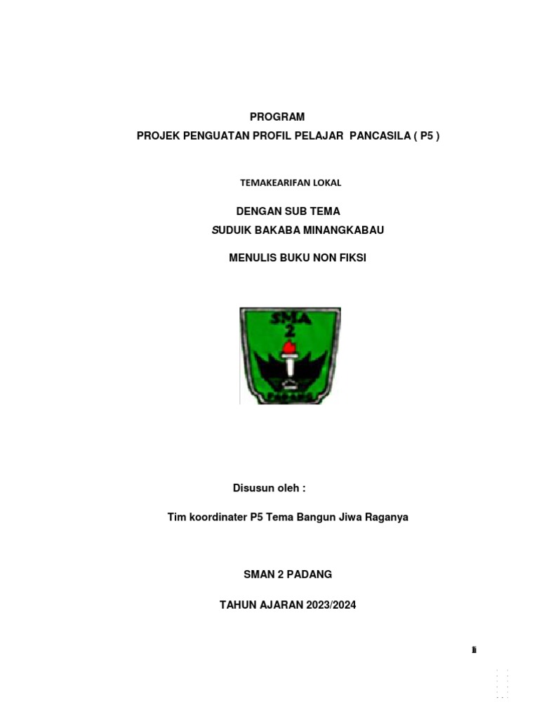 Program Projec P5 Suduik Bakaba | PDF | Perjalanan