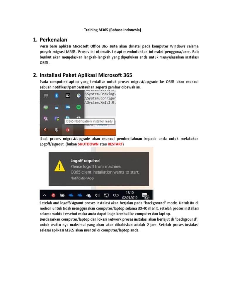 Training Ms Office 365 | PDF