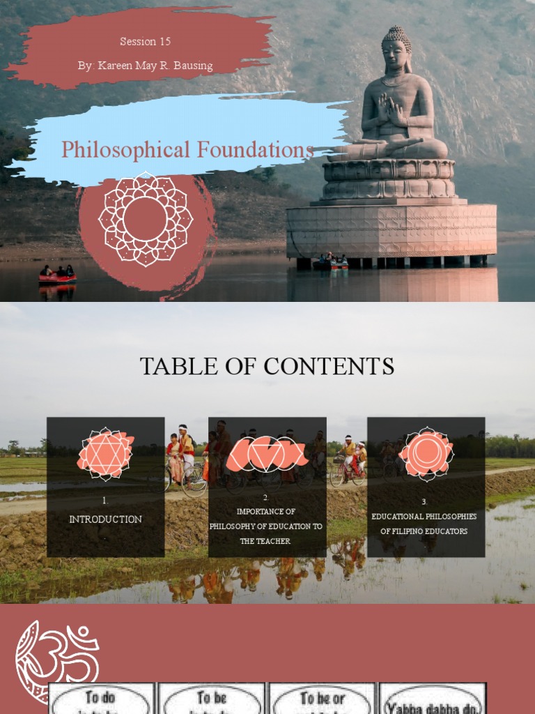 The Philosophical Foundation of Education Report | PDF | Pragmatism | Idealism