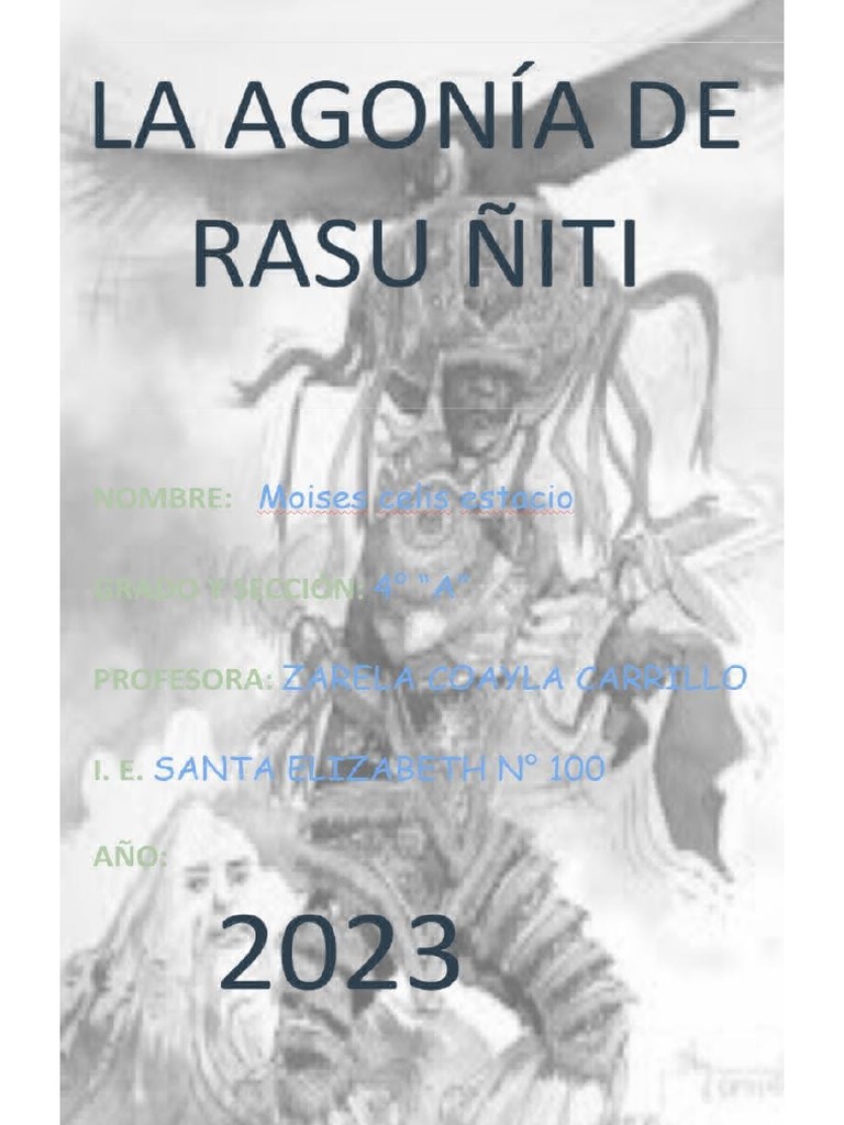 La agonía de rasu ñiti | PDF