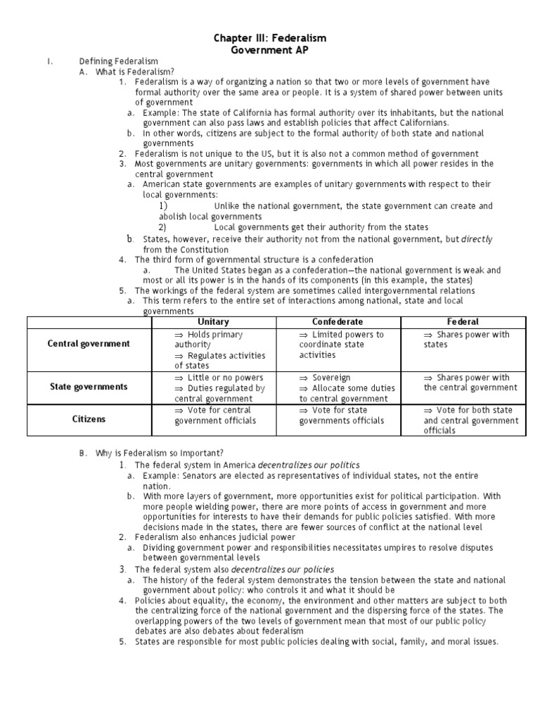Understanding American Federalism | PDF | United States Constitution ...