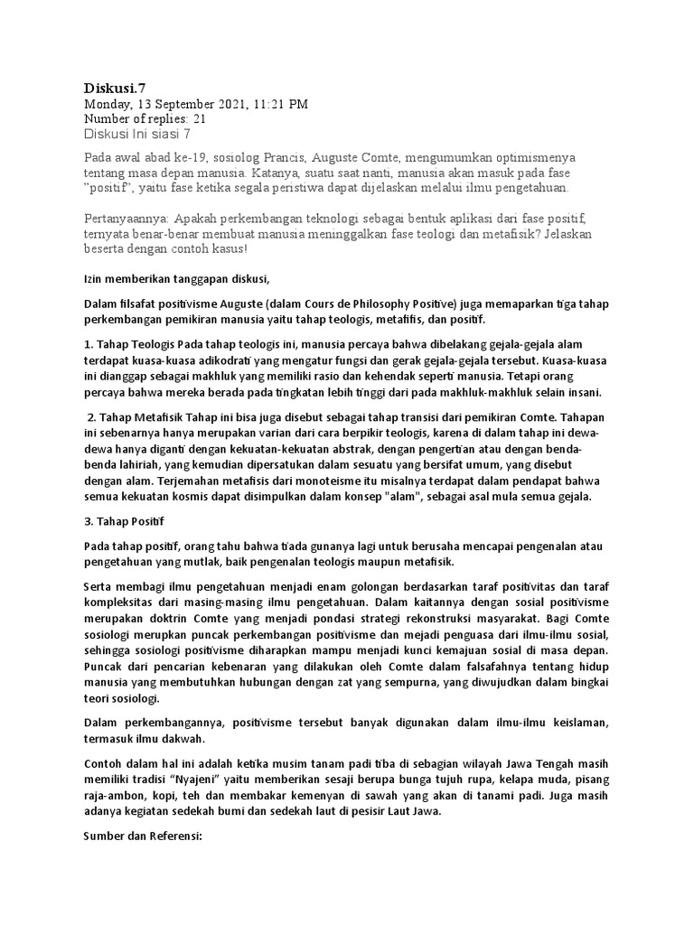 Diskusi 7 ISBD | PDF