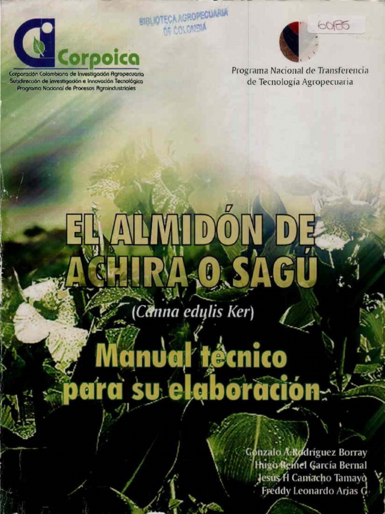 Almidon de Achira o Sagú | PDF | Arado