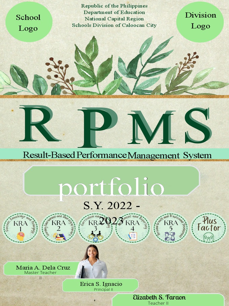 RPMS Design 5 | Download Free PDF | Learning | Educational Assessment