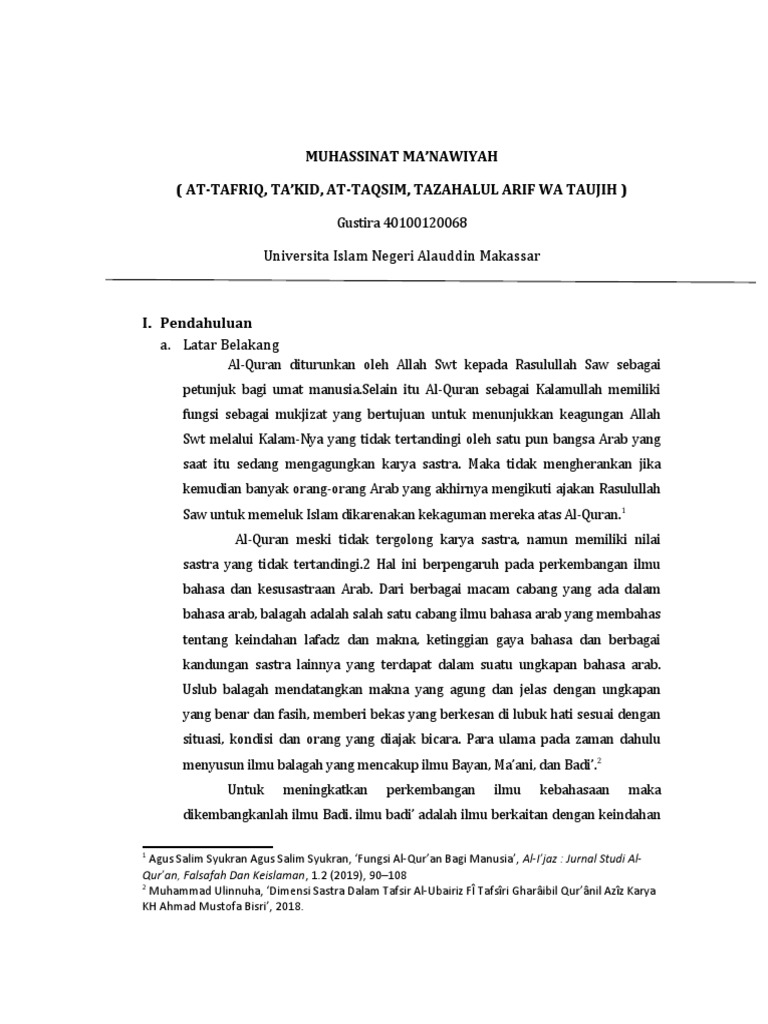 Tugas Ilmu Badi | PDF