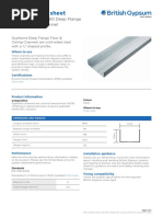 British Gypsum Deflection Head Detail | PDF | Drywall