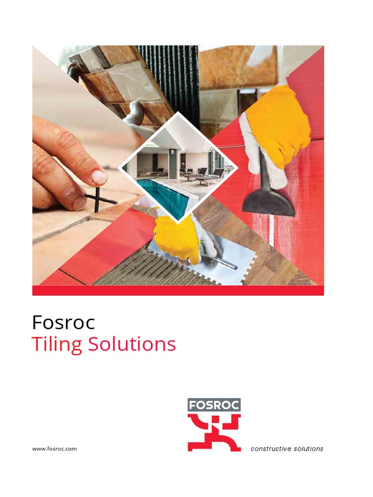 Tile Adhesive Brochure | PDF | Adhesive | Tile