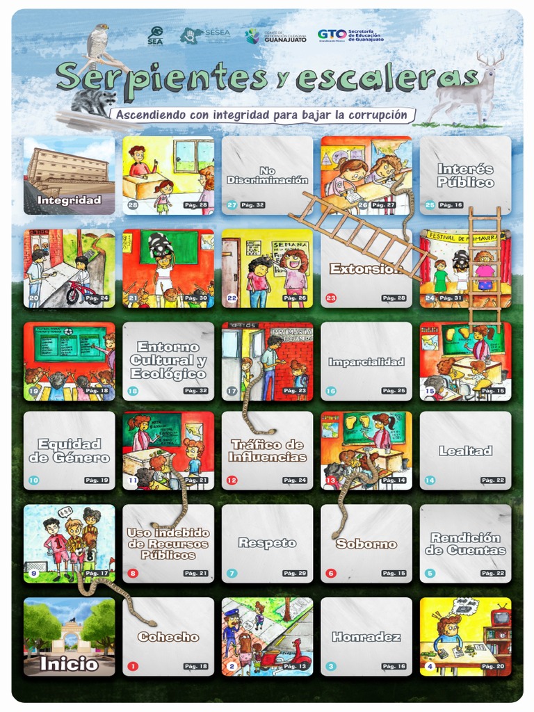 Tablero Serpientes y Escaleras | PDF