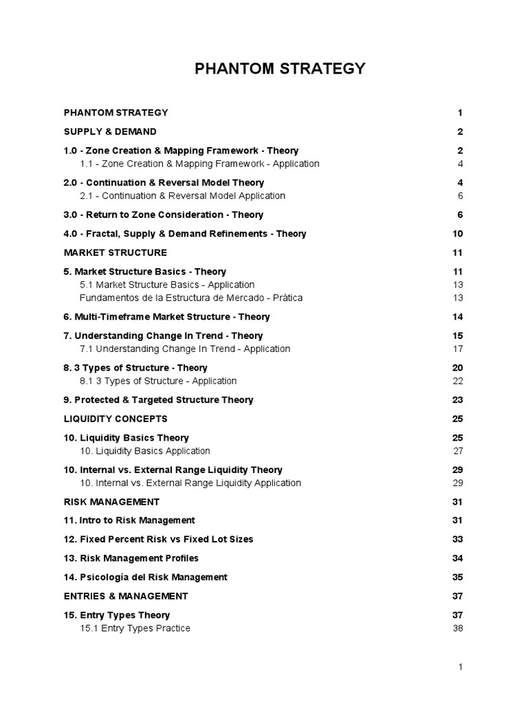 Phantom Strategy | PDF | Finanzas y dinero