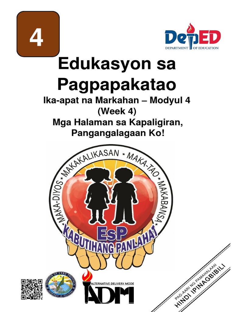 ESP4 Q4 Module 4 Week 4 With QR Code | PDF