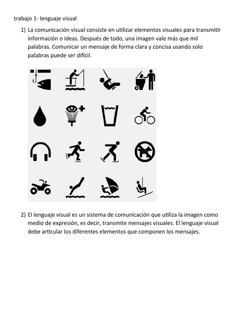 Lenguaje Visual | PDF | Ciencia y matemáticas