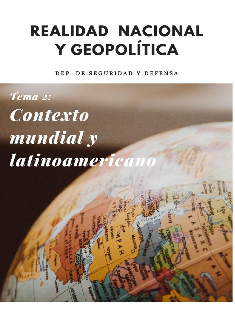 TEMA 2 - Contexto Mundial y Latinoamericano | PDF | Américas | America latina