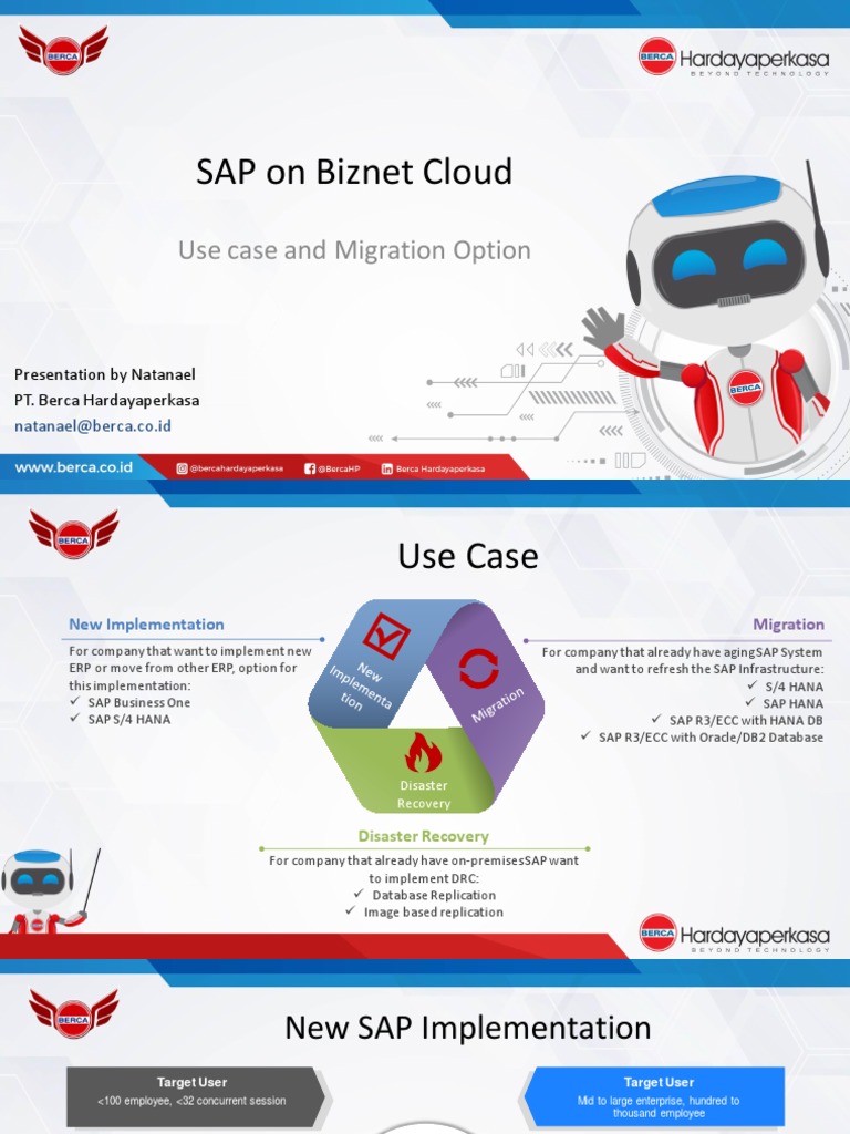 SAP On Cloud - Use Case and Migration Option | PDF | Cloud Computing | Data Management