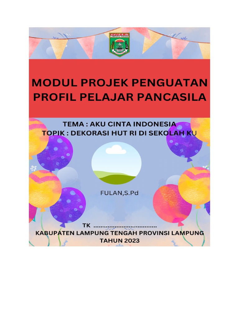 Modul Projek P5 TK | PDF