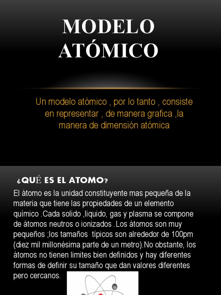 Modelo Atomico 20 | PDF | Átomos | Núcleo atómico