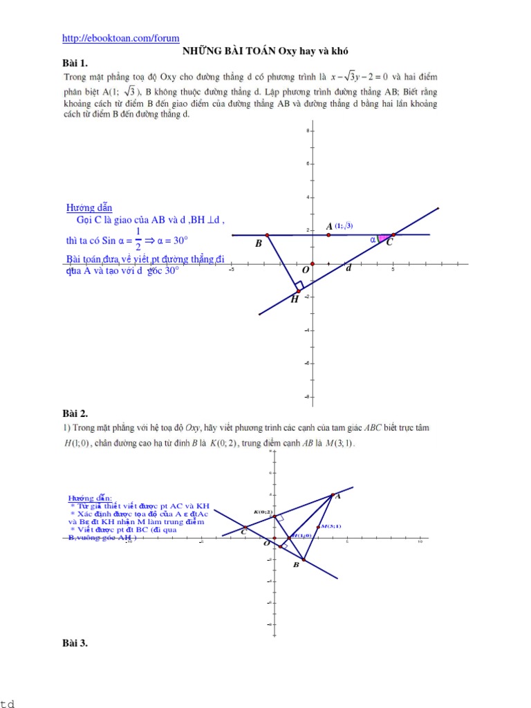 10 Bai Hinh Oxy Hay | PDF