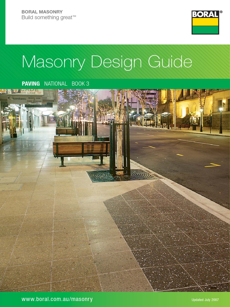 Masonry Design Guide | PDF | Masonry | Building Materials