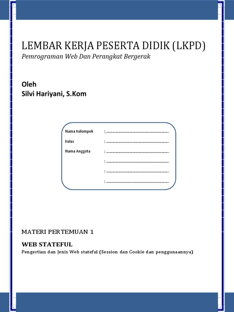 Lembar Kerja Peserta Didik | PDF | Karier & Perkembangan | Seni