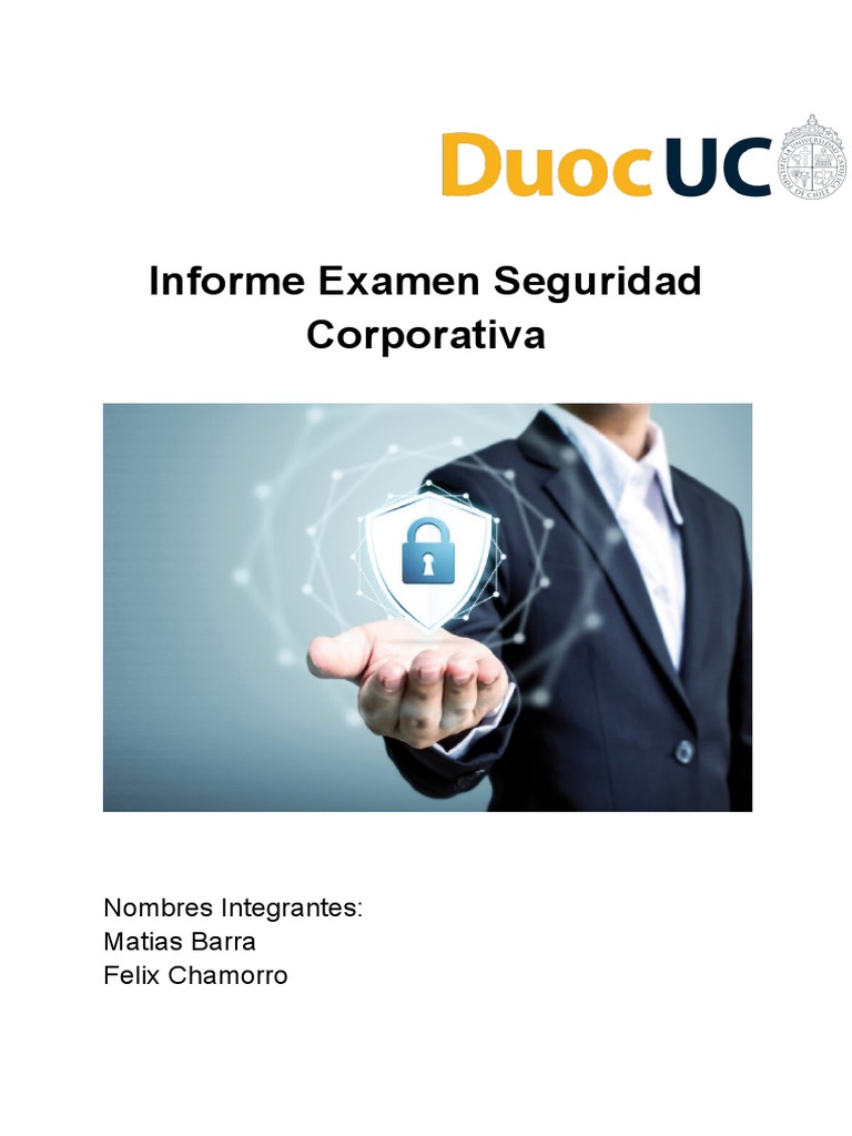Examen Seguridad Corporativa | PDF | Dirección IP | Contraseña