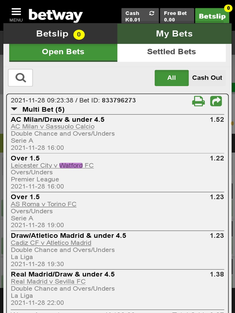 Betway Sports Betting 50 First Deposit Bonus | PDF | Association Football Competitions ...