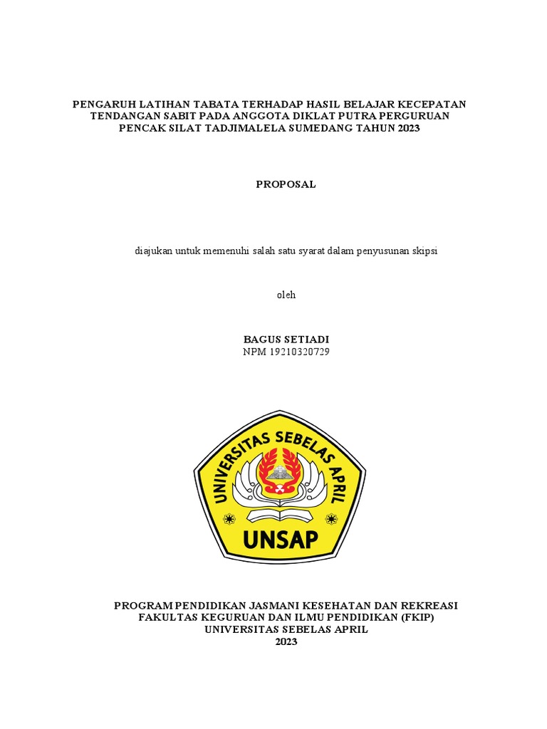 Proposal Penelitian Bagus S | PDF