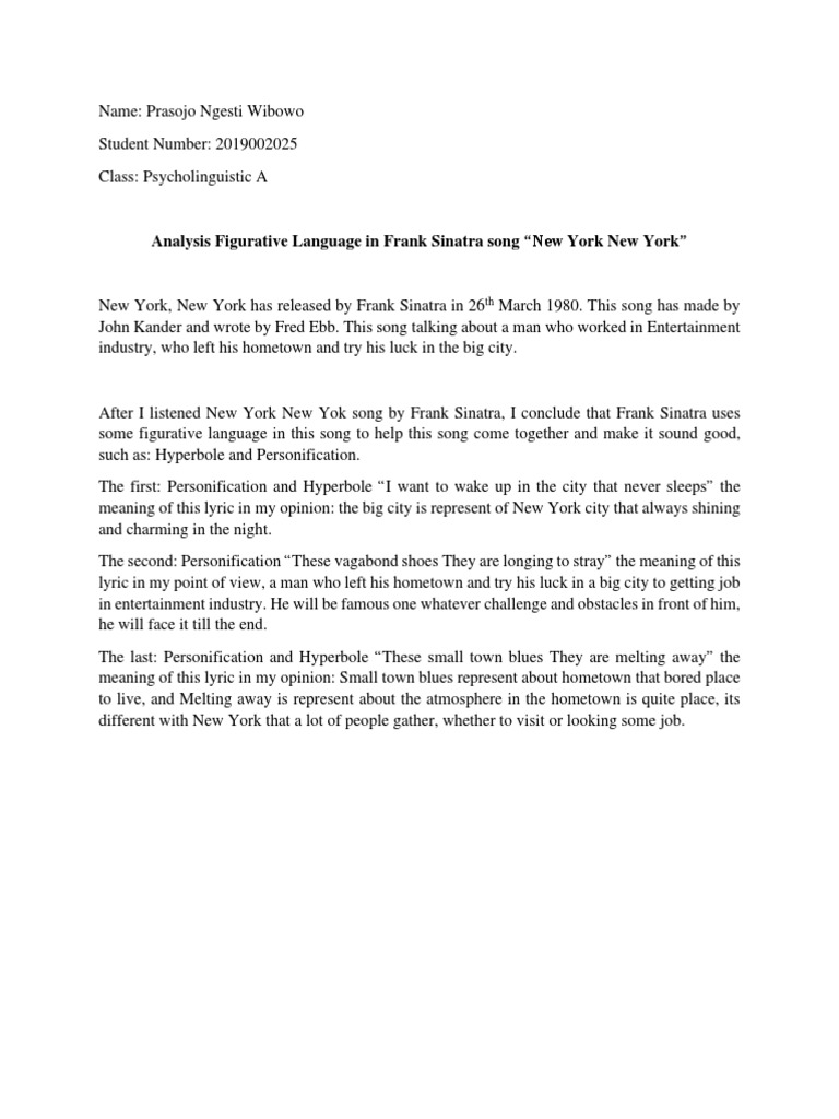 Analysis Figurative Language | PDF | Poetry | General Fiction