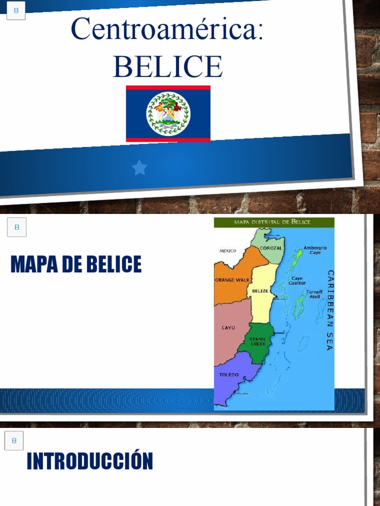 Mapa y Datos de Belice | PDF | Viajes y turismo