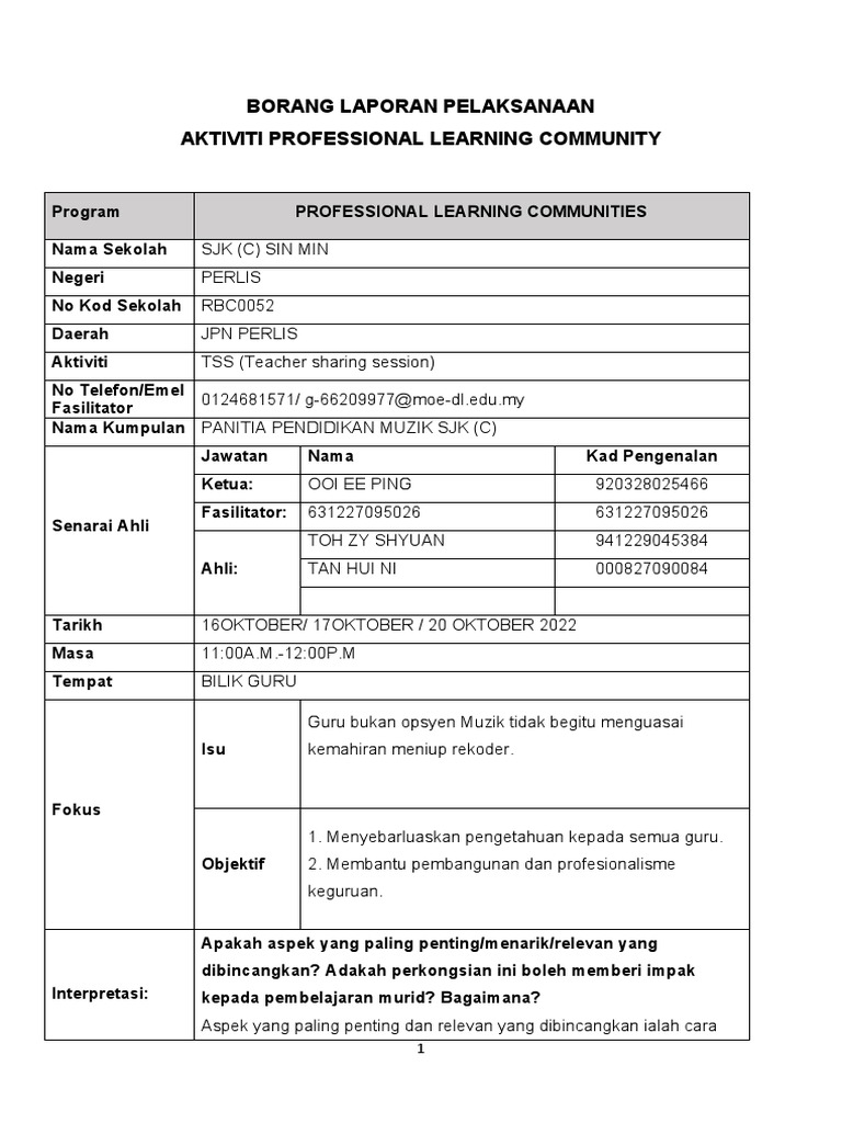 Alat Improvisasi Pendidikan Muzik Tahun 2 | PDF | Kajian Bahasa Asing ...