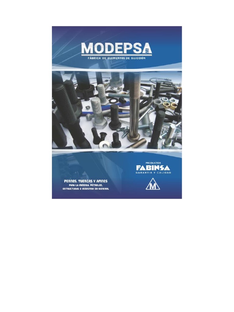Catalogo Fabinsa Modepsa | PDF