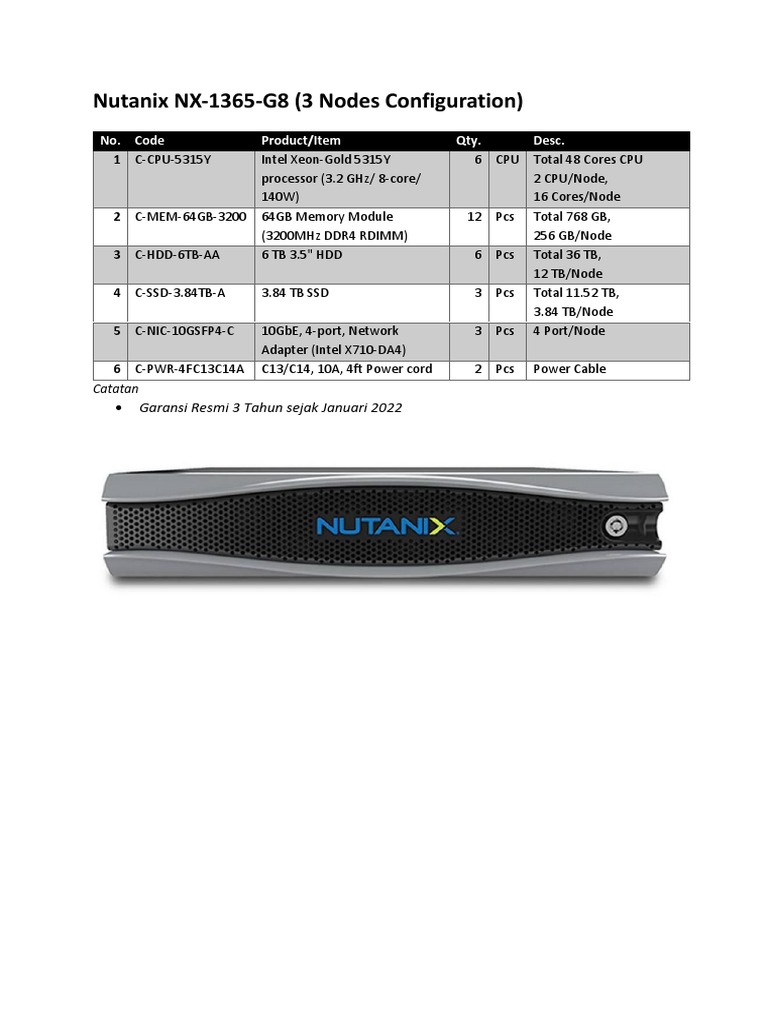 Nutanix Detail | PDF