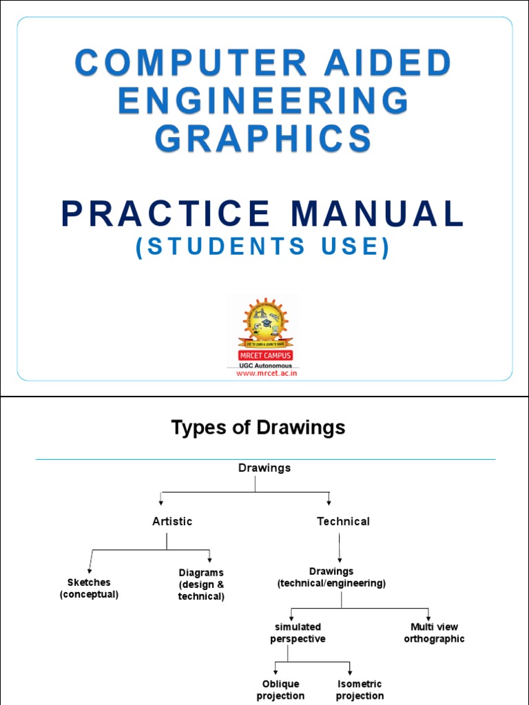 Engineering Drawing | PDF | Circle | Cartesian Coordinate System